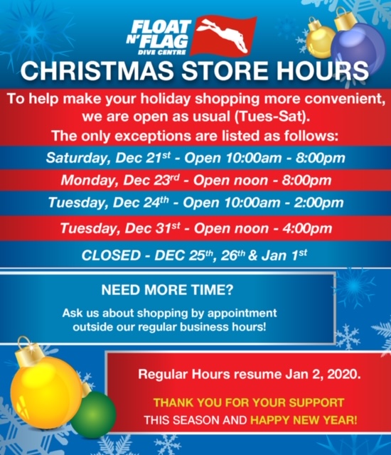 Contact us at Float N' Flag Dive Centre